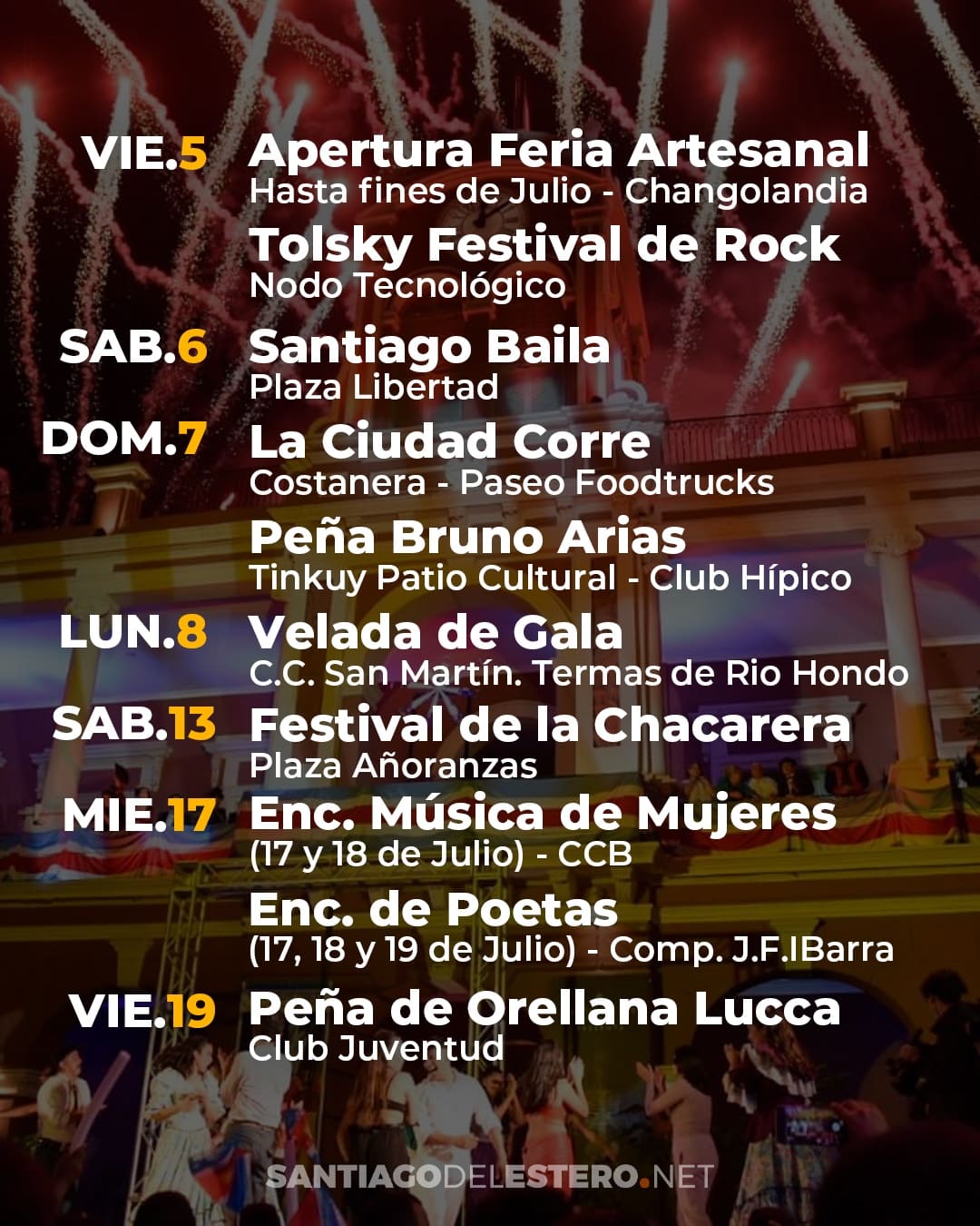 Eventos - Santiago del Estero .Net