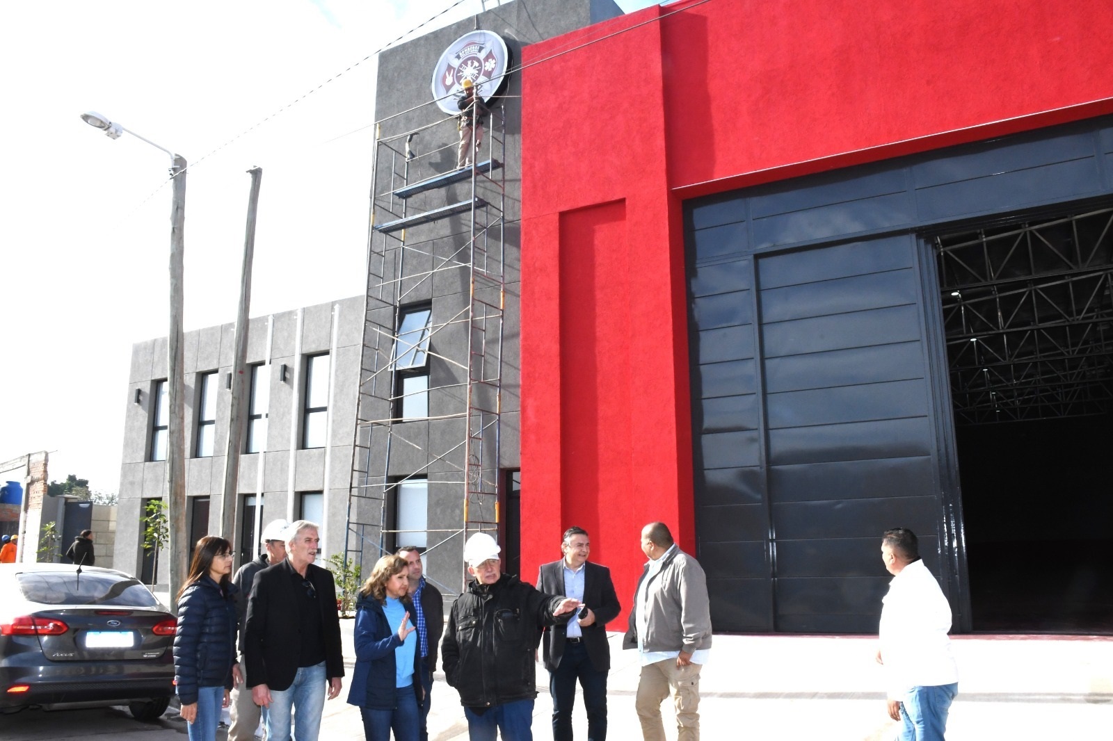 La intendente Fuentes destacó la ejecución de la obra del nuevo Cuartel ...